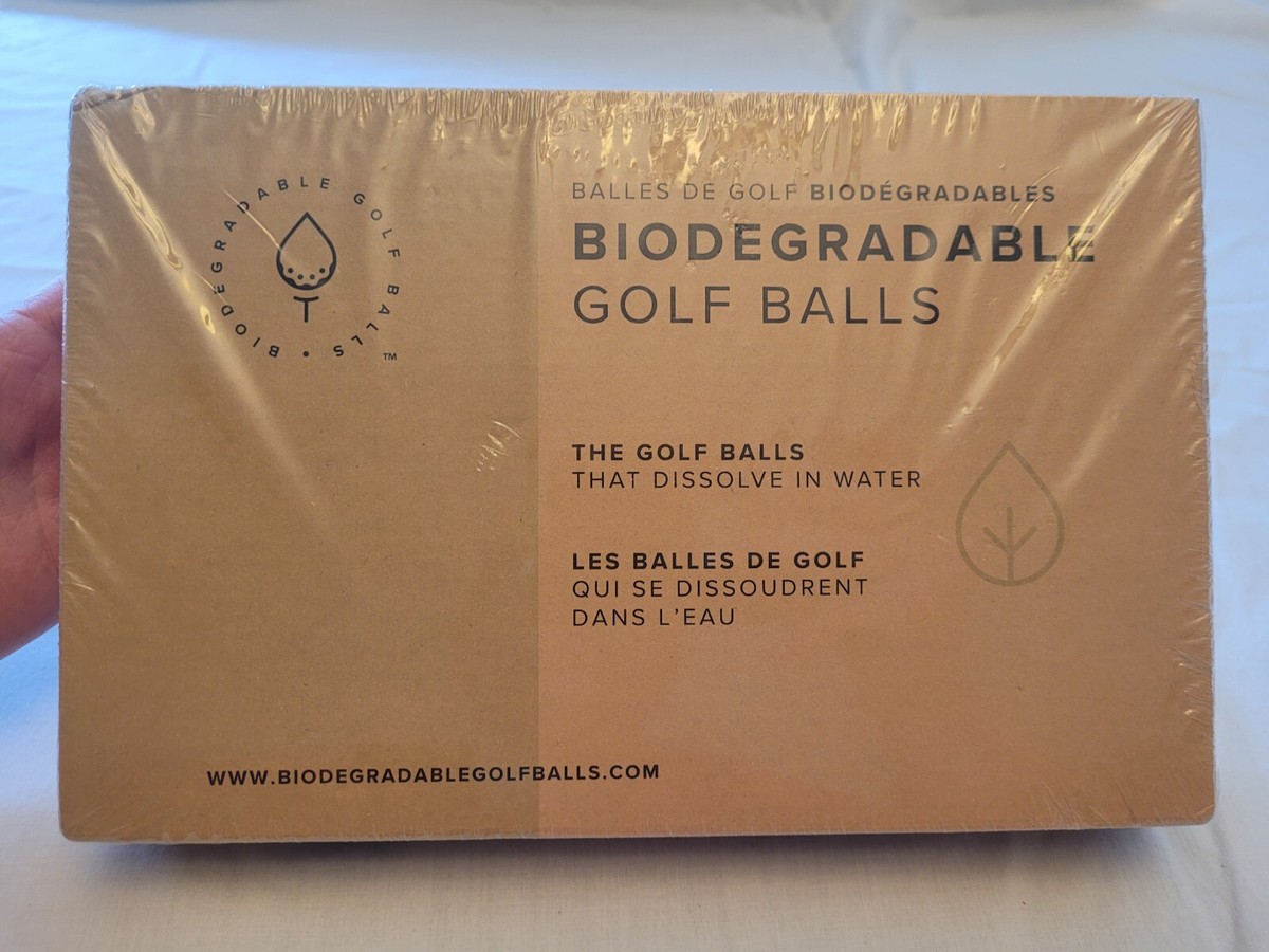 Biodegradable Golf Balls Wholesale Custom Urethane Gold Practice Bulk