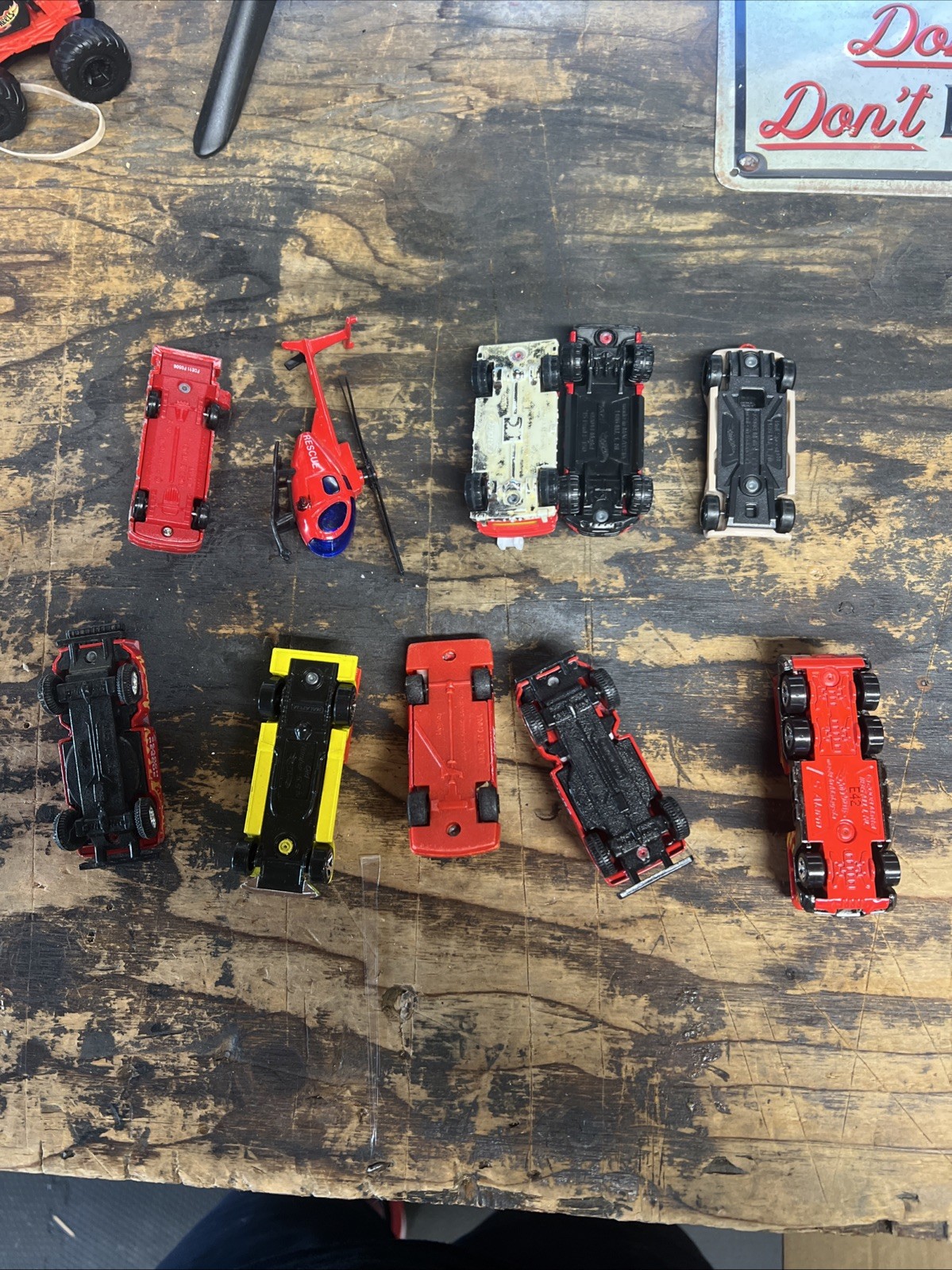 Hot Wheels Matchbox And Other Brands Diecast Fire Truck Rescue Lot Of ...