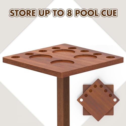 360 Degree Rotating Pool Stick Holder, Floor Stand Billiards Pool Cue ...