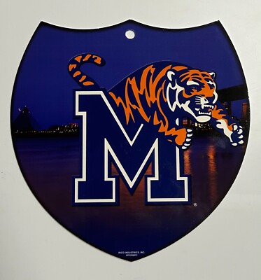Memphis Tigers Sign 8" x 8" Street Sign -Plastic Interstate Sign | eBay