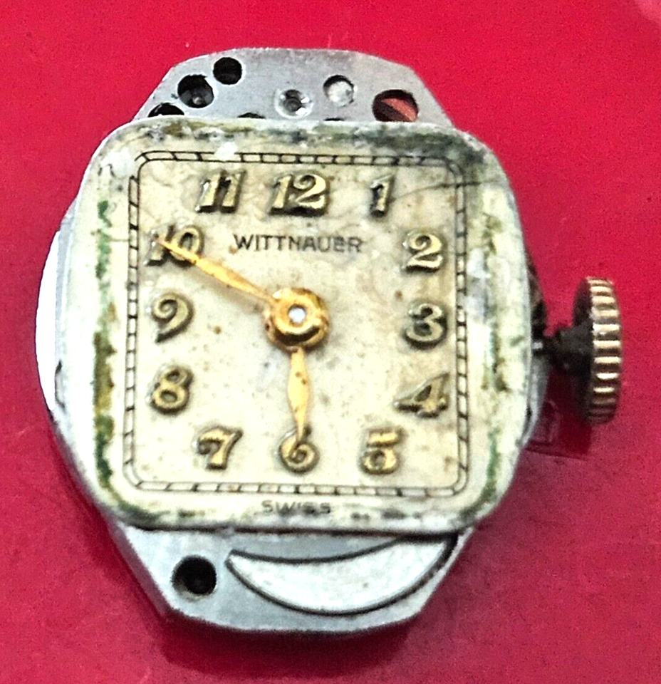 VINTAGE~WITTNAUER 6W8 AXA~17J SWISS WATCH MOVEMENT (RUNNING) | eBay
