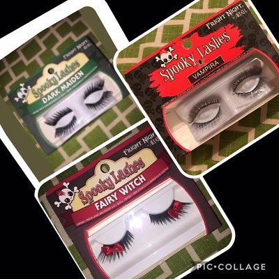 Fright Night Ardell Spooky Lashes Eyelashes & Adhesive DARK MAIDEN ...