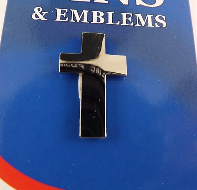 BRAND NEW Lapel Pin ARMY Chaplains Cross Silver Tone 1" | eBay