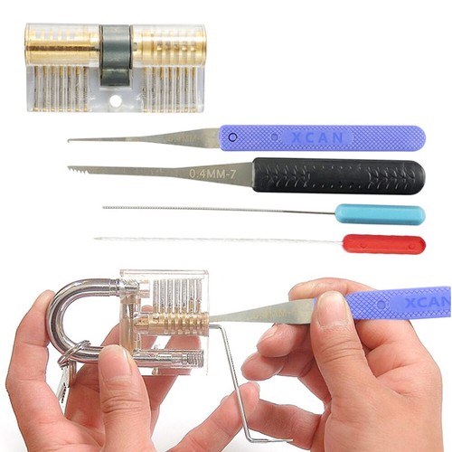 1 Set Broken Key Extractor Kit Lock Removal Tool Set Hooks Needles for ...