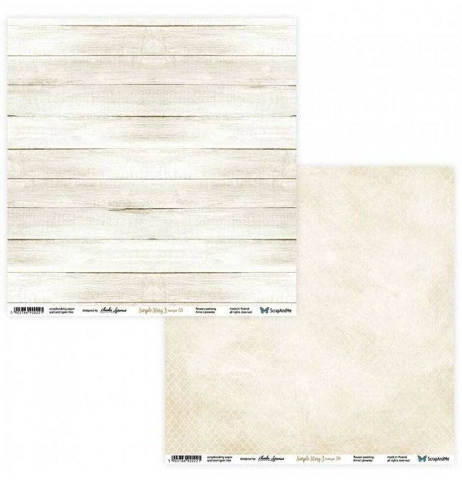 Scrapbooking Double Sided Paper 12 x 12, CardStock, ScrapAndMe, Simple ...