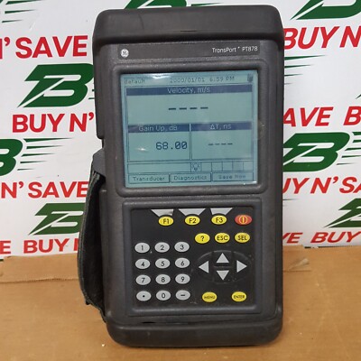 GE Panametrics TransPort PT878 Ultrasonic FlowMeter (Only ...
