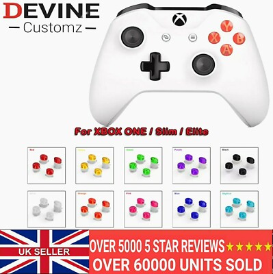 Xbox One S/X Elite Controller ABXY Custom Buttons Mod Custom Letters | eBay
