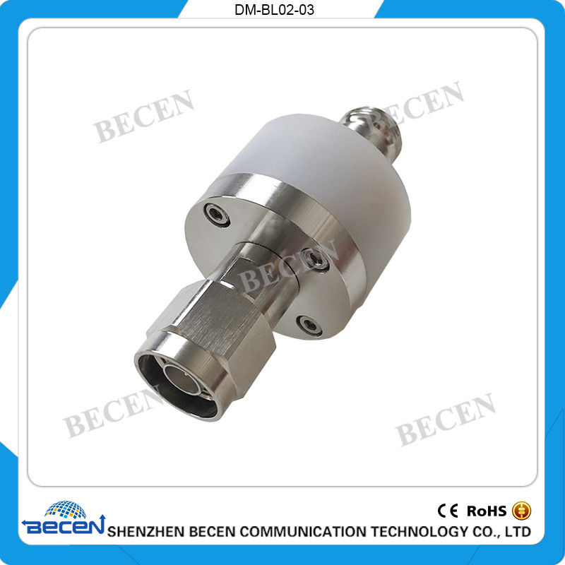 N male to female DC Block DC-2.5GHZ 50ohm 200W 3000V RF coaxial Power ...