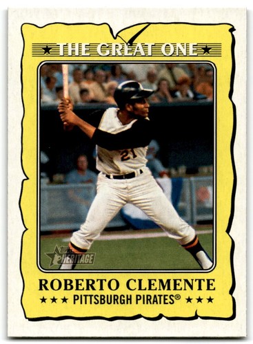 2021 Topps Heritage The Great One Roberto Clemente Pittsburgh Pirates # ...