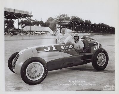 Tony Willman #51 Indy 500 Car Indianapolis Speedway 1939 - Original IMS ...