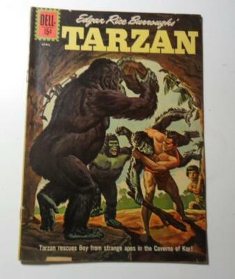 TARZAN COMICS #129 APRIL 1962 DELL JESSE MARSH ART VG/F 5.0 | eBay