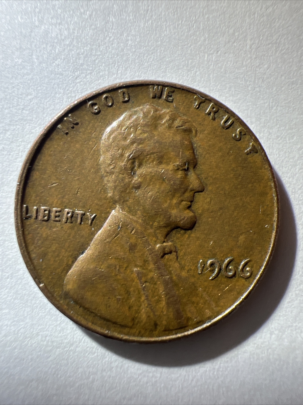 1966 Penny No Mint Mark - Lincoln Memorial Cent - DD, Errors | eBay