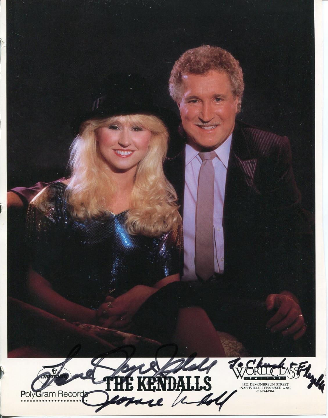 THE KENDALLS ROYCE & JEANNIE KENDALL COUNTRY MUSIC DUO SIGNED PHOTO ...