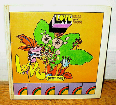 SIGNED Peter Max Love Pop Artist Psychedelic Illustrations Original ...