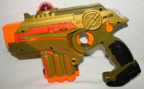 NERF Lazer Laser Tag Phoenix LTX Gold Gun 2 | eBay