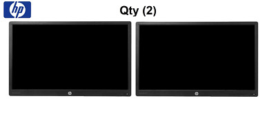 Lot of (2) HP EliteDisplay E240 23.8" 1080P IPS HDMI Monitor NO STAND ...