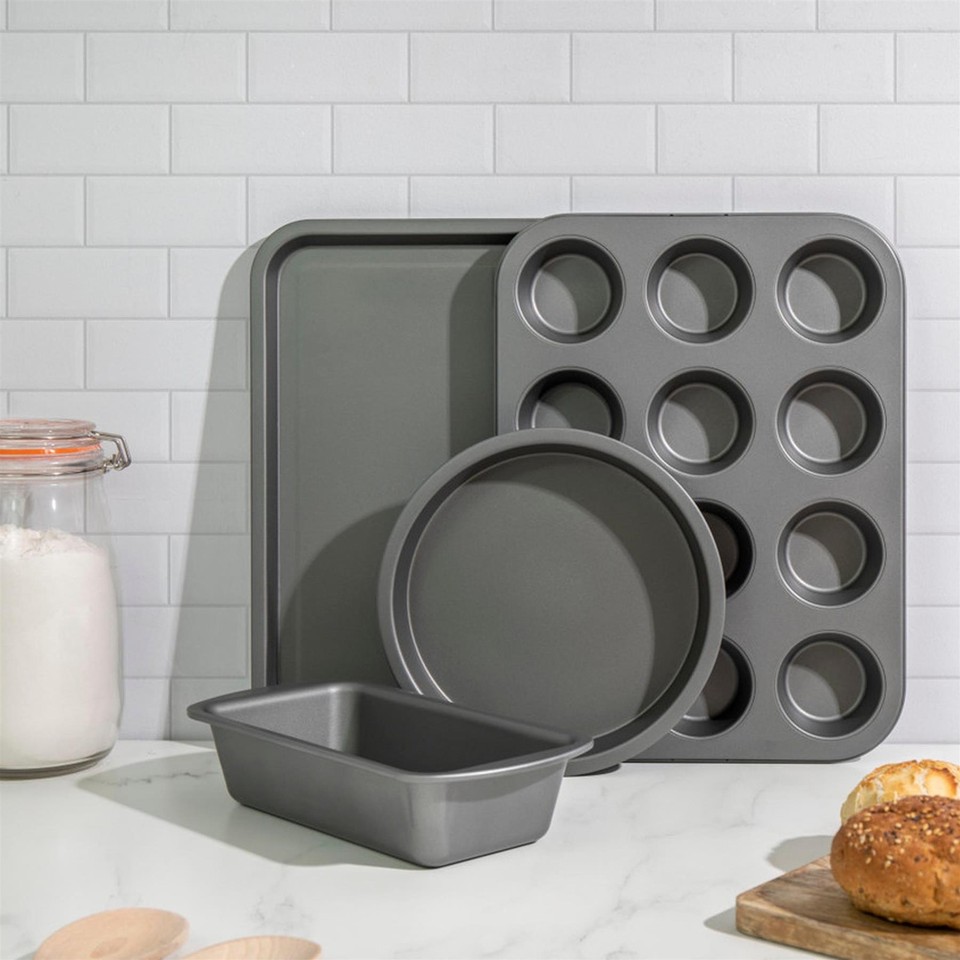 KitchenCraft Non-Stick Kitchen Baking Starter Set - 4 Piece | eBay UK