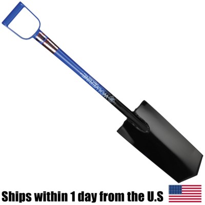 Wolverine 26" DH-12DP All Steel D Handle Spade Shovel 12” Diamond ...