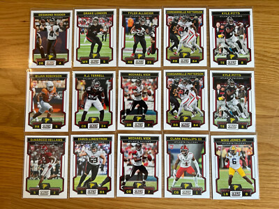 2023 Panini Score ATLANTA FALCONS Complete Team Set ++ (15 cards) | eBay