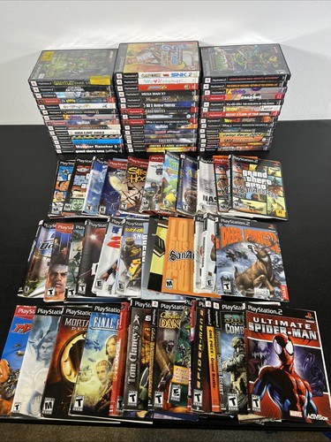 Lot Of 43 PS2 Empty Cases & Extra Manuals & Artwork, Capcom vs SNK ...