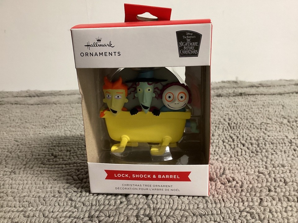 Nightmare Before Christmas Lock, Shock, and Barrel 2021 Ornament ...