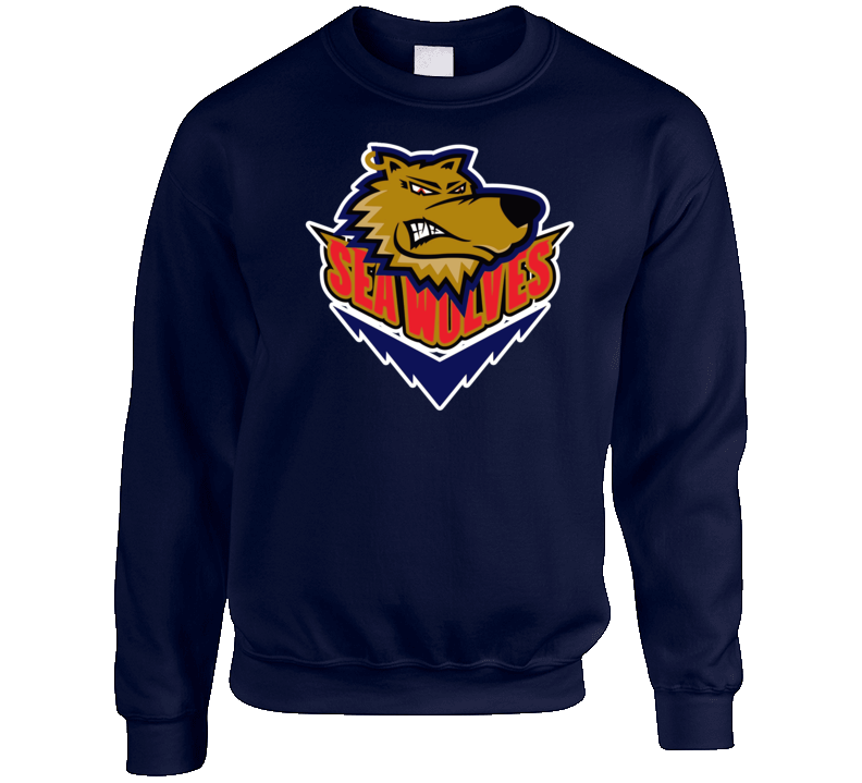Mississippi Sea Wolves Seawolves ECHL Hockey Crewneck Sweatshirt Surge ...