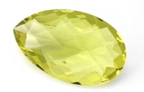 LEMON QUARTZ 18 x 13 MM PEAR BRIOLETTE CUT ALL NATURAL F-4412 | eBay