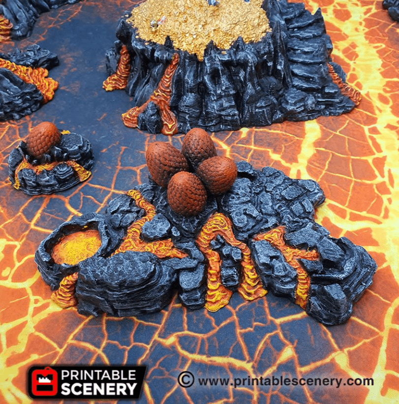 Dragon's Lair - Fantasy Terrain - Fantasy Tabletop Terrain | eBay