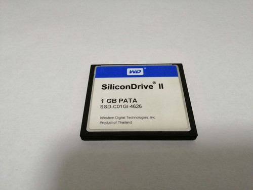 WD SiliconDrive II 1GB PATA CF WD CF Card SSD-C01GI-4626 | eBay