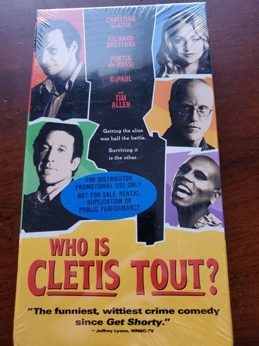 Who is Cletis Tout VHS Movie Tape 2002 Rupaul Christian Slater Tim ...