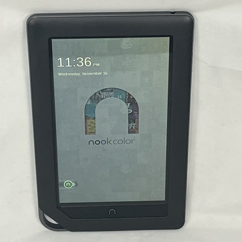 BARNES & NOBLE NOOK BNRV200 8GB COLOR EBOOK READER TESTED WORKS NO ...