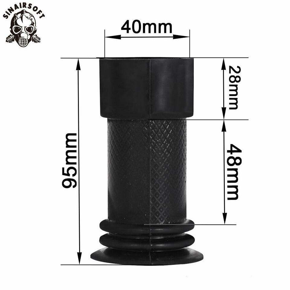 Tactical Hunting Flexible Rifle Scope Ocular Rubber Recoil Cover Eye ...