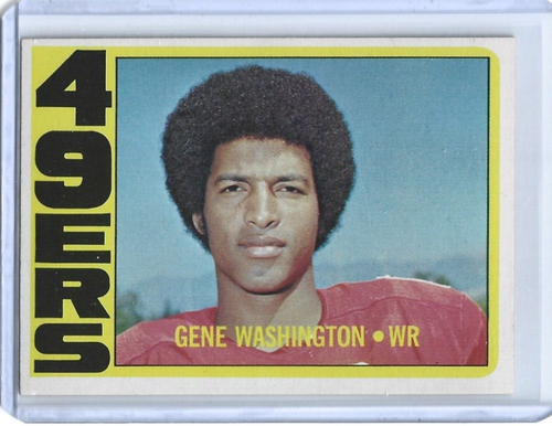 Gene Washington-San Francisco 49ers-1972 Topps Football Card #90 | eBay