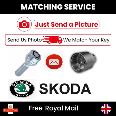 Skoda Security Master Locking Lock Wheel Nut Key Car Bolt Matching ...