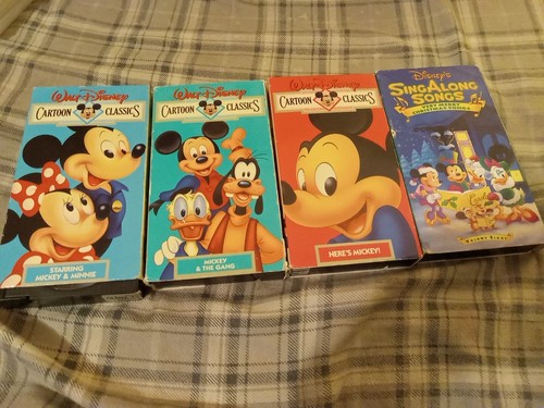 Disney Cartoon Classics & Mini Classics VHS lot Of 4 | eBay