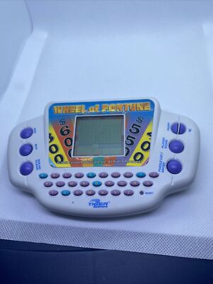 Wheel of Fortune Tiger Handheld Electronic Game with Sound Tested ...