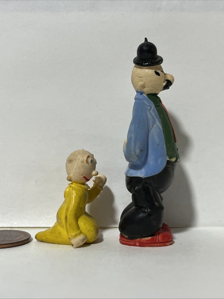 Marx dime store plastic figures Popeye cartoon comic strip characters ...