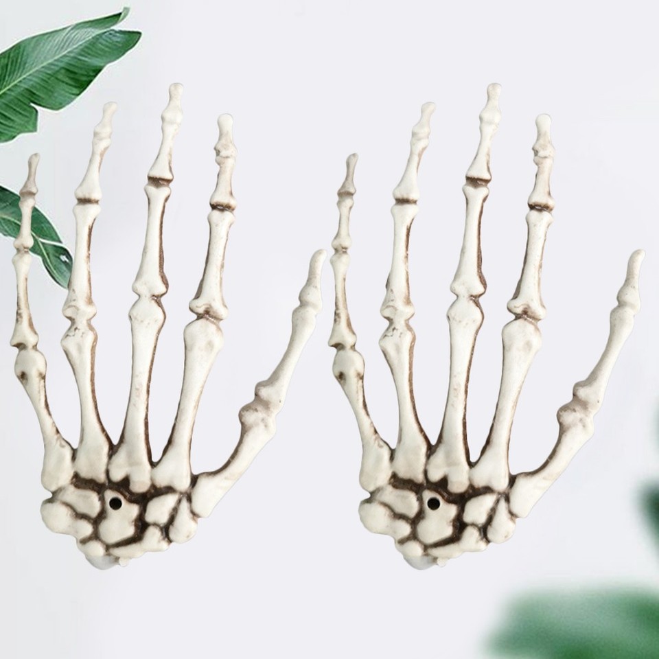 Realistic Fake Skeleton Hand Bone for Halloween Scary Decorations | eBay