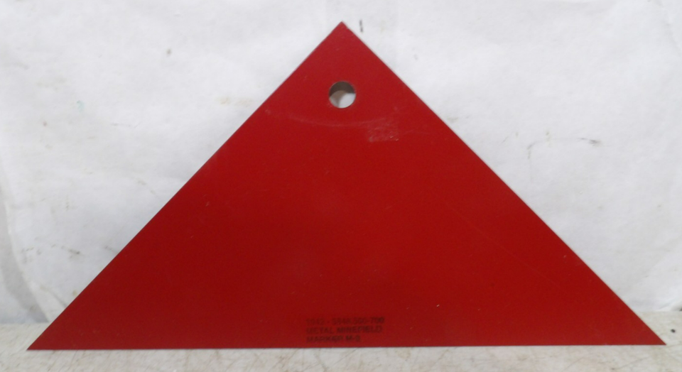 VTG 1942 Original Metal Minefield Marker M-2 5848.500-700 Skull/Bones ...
