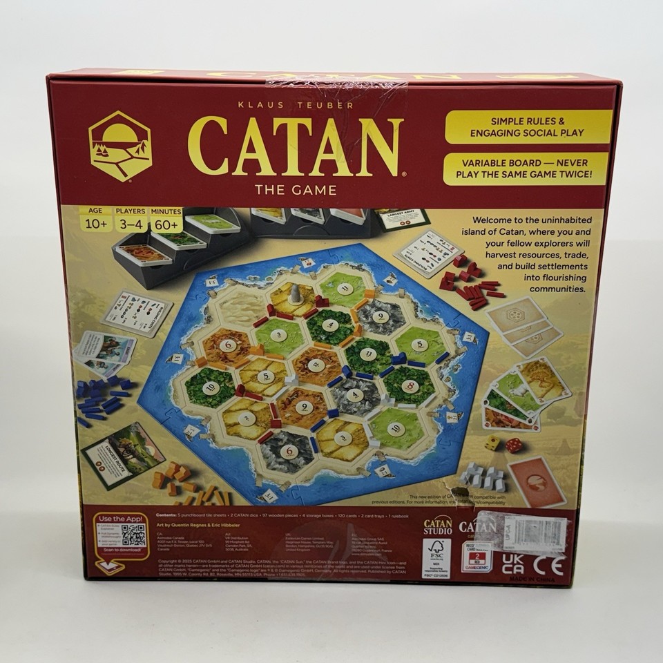 Settlers Of CATAN The Board Game NIB KLAUS TEUBER | eBay