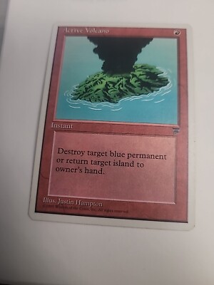Active Volcano Vintage MTG Red Instant Magic The Gathering Card ...