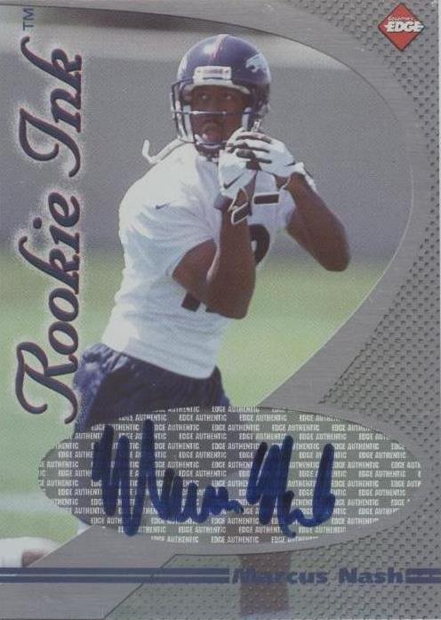 1998 Collector's Edge 1st Place - Rookie Ink Marcus Nash (AU, RC) for ...