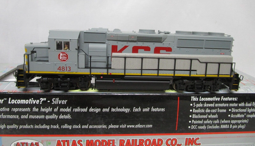 Atlas Silver HO Scale KCS Kansas City Southern EMD GP40-2 Diesel ...