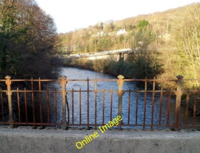 Photo 6x4 River Taff upstream from Machine Bridge, Treforest Pontypridd ...