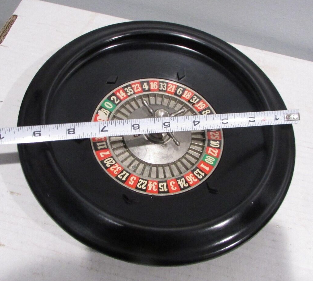 Vintage Bakelite Roulette Wheel Mini Home Casino METRO GAMES | eBay