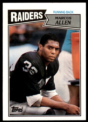 1987 Topps Marcus Allen C Football Cards #215 | eBay