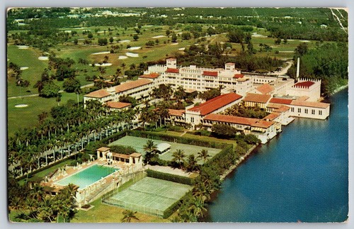 Boca Raton, FL - Air View of Boca Raton Club & Golf Course - Vintage ...
