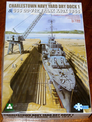 Takom SP 7058 : USS "FRANK KNOX DD-742" mit Trockendock - Kit 1:700 | eBay