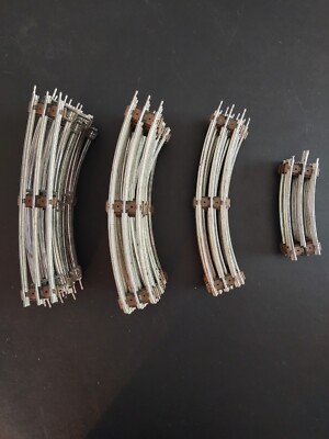 Classic, Mixed Lot Of Curved Train Track, 23-10.5", 3-5", Marx Track's ...