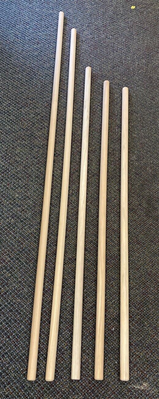 Hickory 1" or 1-1/8" BO or JO STAFF Stick 48" 50" 54" 66" 72" Martial ...